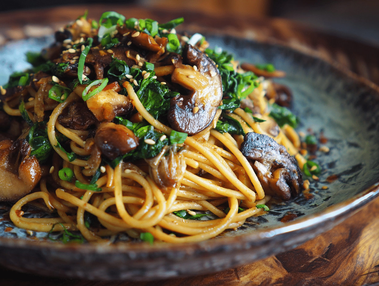 Irresistible Mushroom-Miso Pasta: A Creamy Umami Delight - Sugar Detox Lab