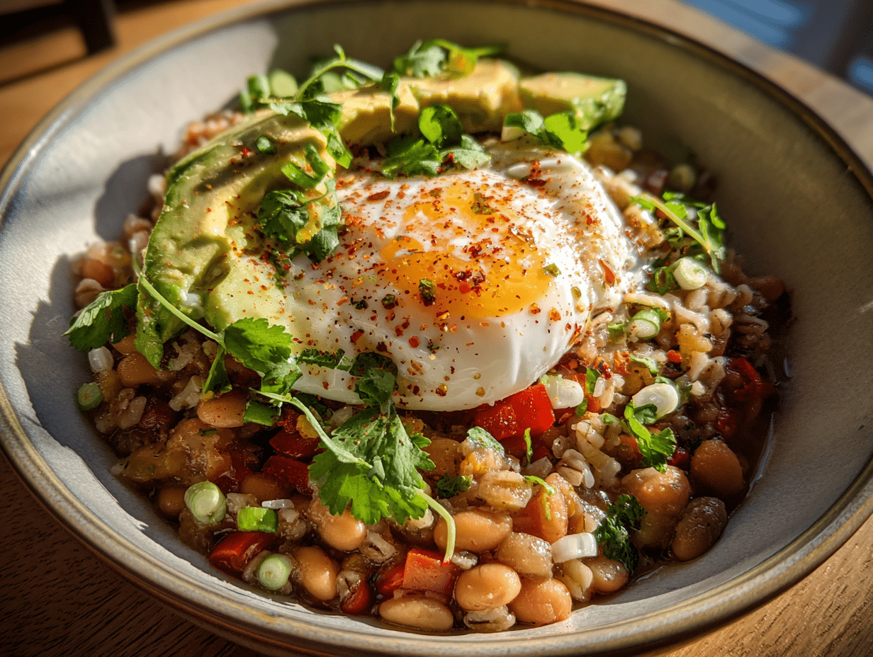 Wake Up to Flavor with Breakfast Beans and a Microwave-Poached Egg ...