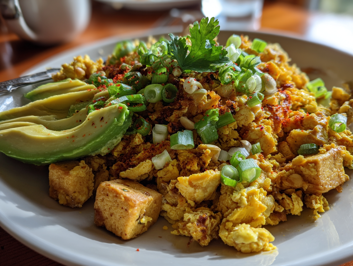 A Flavorful Journey with Peanut-Ginger Tofu Scramble - Sugar Detox Lab