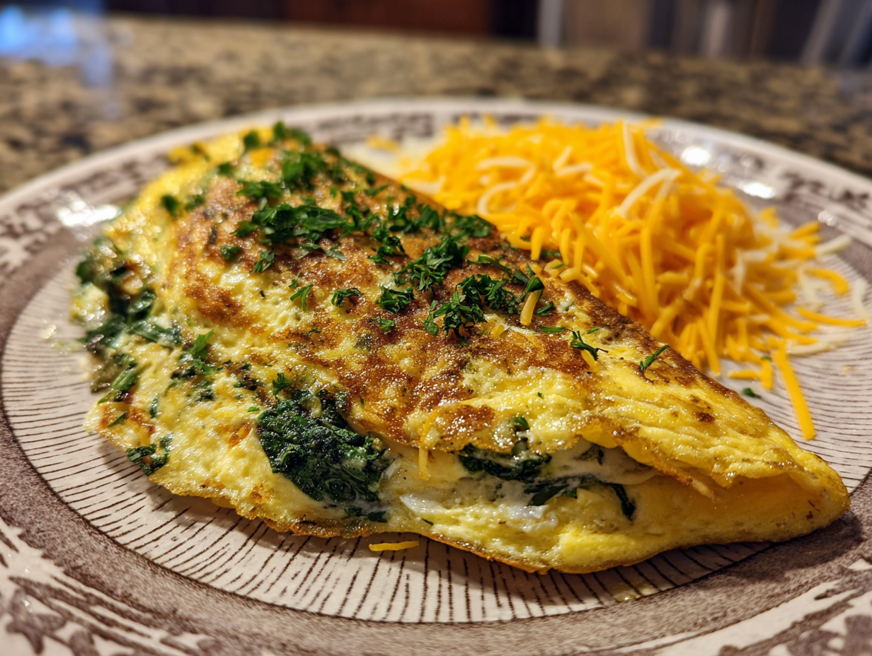 10-Minute Spinach Omelet: Your Quick Path to a Protein-Packed Morning ...
