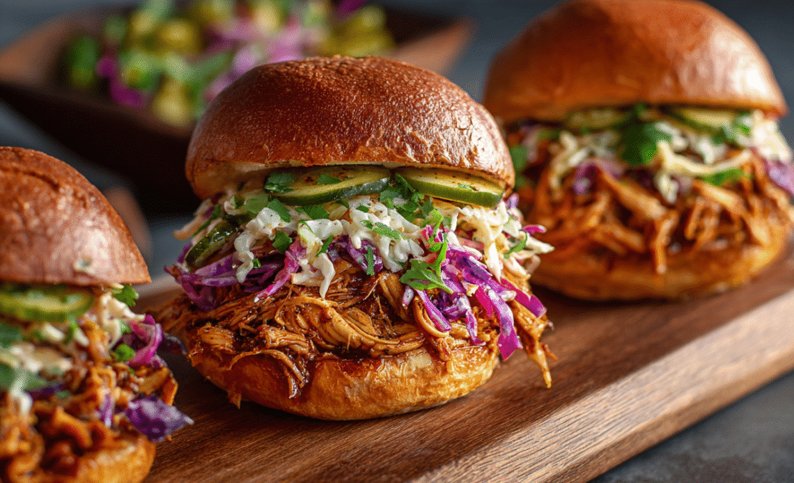 Incredible Pulled Chicken Sandwiches: A Healthier BBQ Masterpiece ...