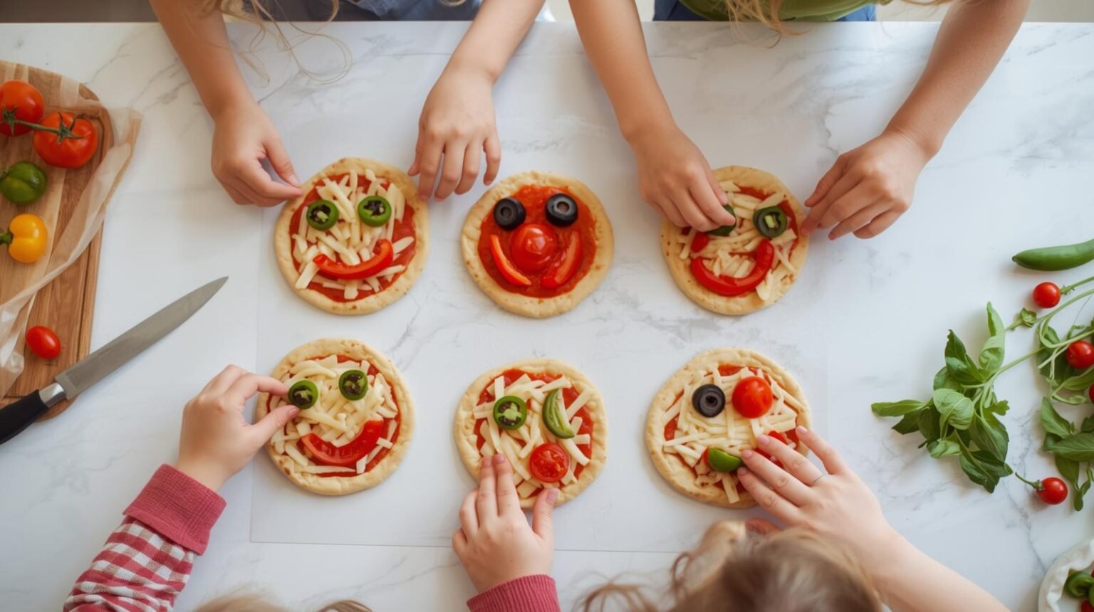 Fun Pizza Pitta Faces Recipe: A Wholesome, Sugar-Free Family Favorite ...