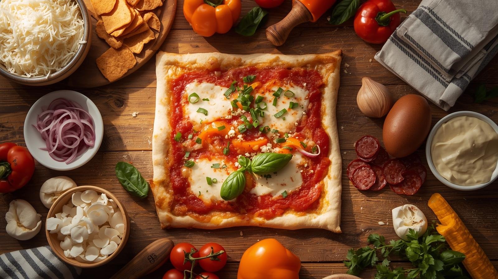 4-Ingredient Pronto Pizza Squares: Your Quick & Healthy Sugar-Free ...