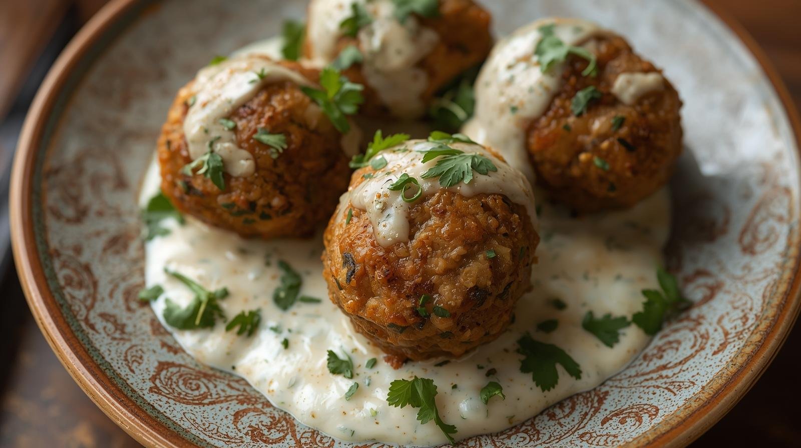 Chicken Kofta with Garlic Yogurt Sauce Recipe: A Must-Try! - Sugar ...