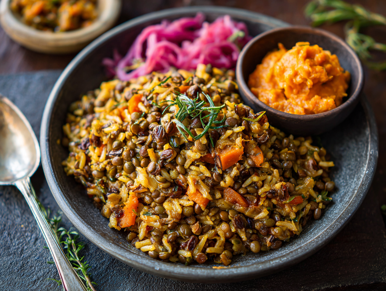 Pigeon Peas Pilau with Carrot Pickle Recipe: A Joyful, Flavorful ...