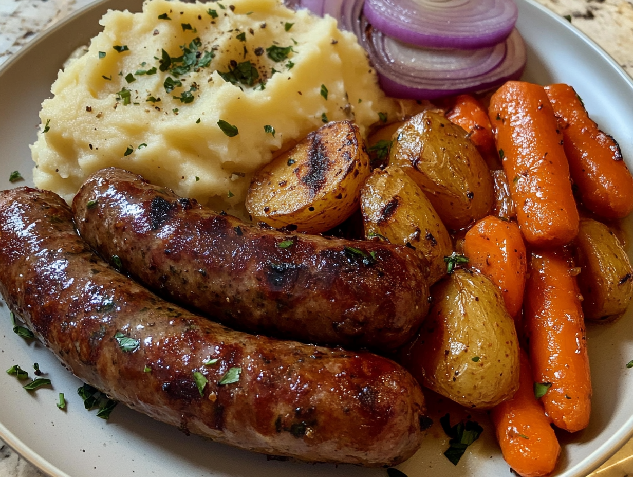 Old School Sausage and Mash Recipe: The Ultimate Healthier Take on a ...
