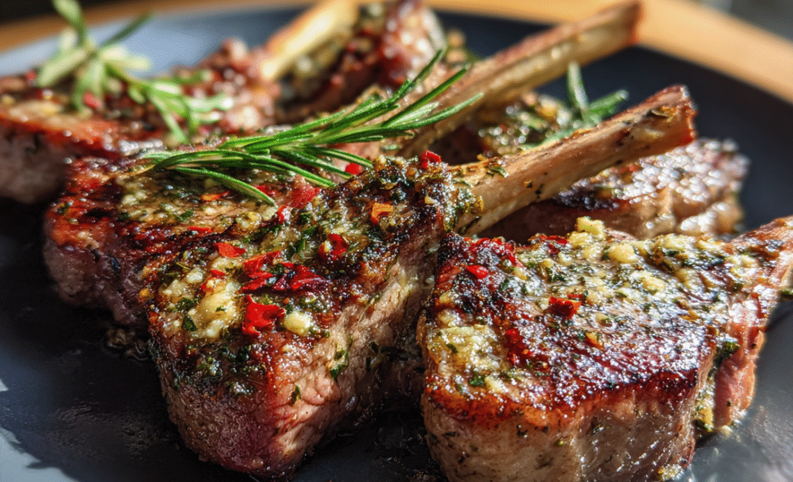 Juicy Garlic Butter Lamb Chops Recipe - Sugar Detox Lab