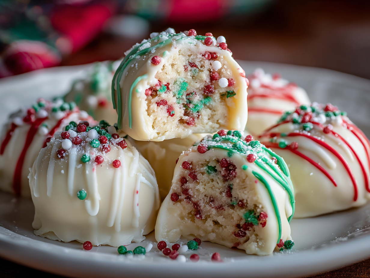 Little Debbie Christmas Tree Cake Truffles (Easy No-Bake Holiday Treat) - Sugar Detox Lab