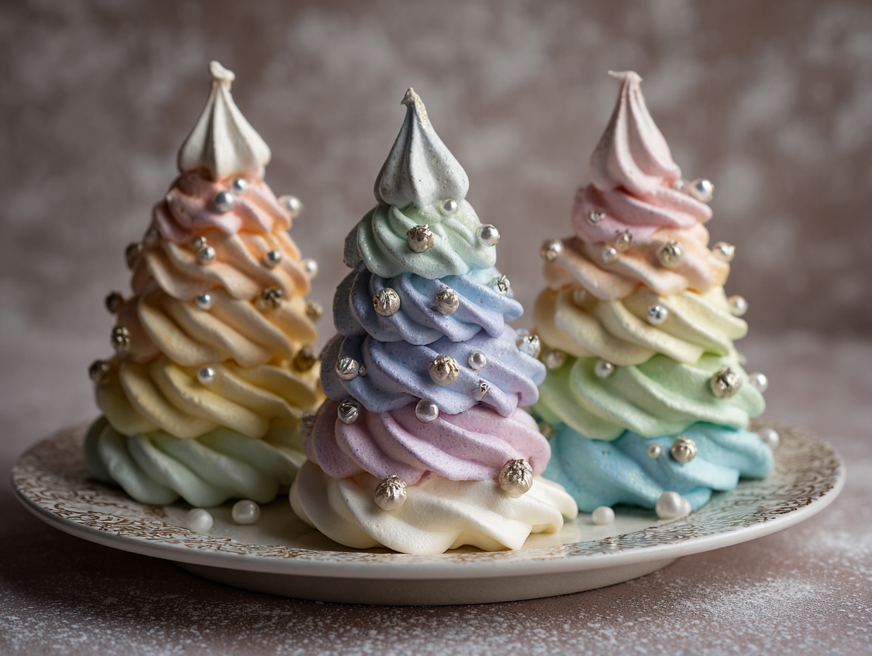 Meringue Christmas Trees: A Magical, Light-as-Air Holiday Treat - Sugar ...