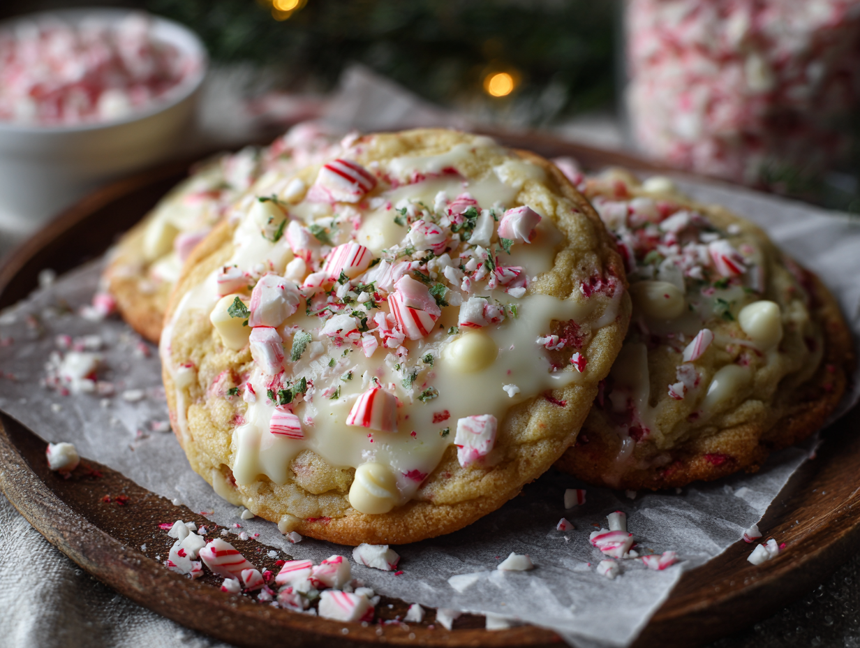 Peppermint White Chocolate Pudding Cookie: A Chewy, Festive Holiday ...