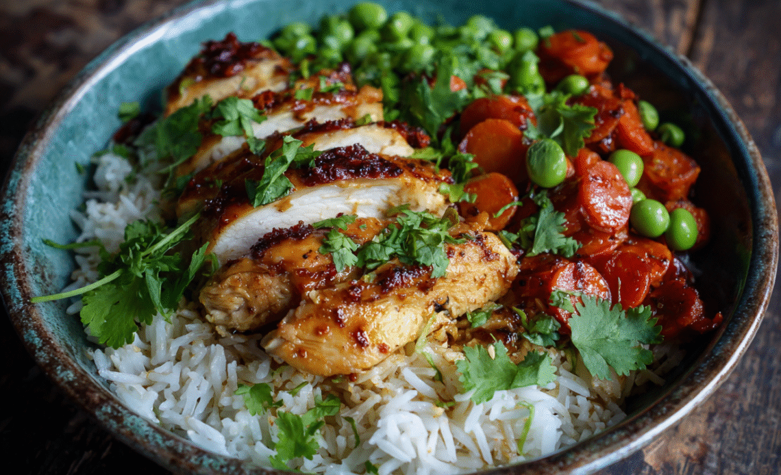 Spicy Maple Chicken and Coconut Rice: A Sweet, Savory, and Sugar ...