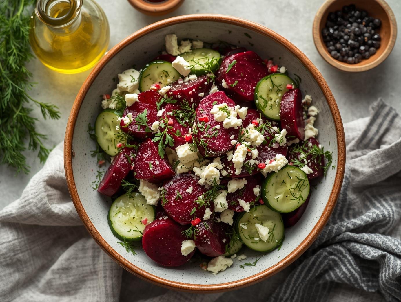 Beet Salad with Feta and Cucumbers: A Vibrant, Earthy Powerhouse ...