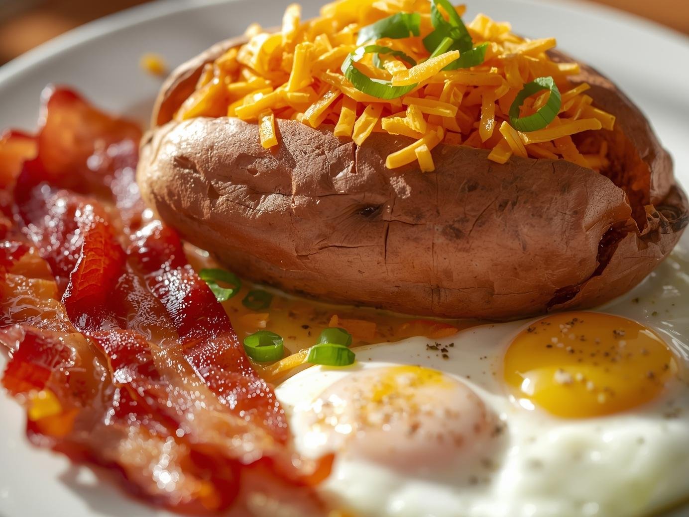 The Loaded Breakfast Sweet Potato - Sugar Detox Lab