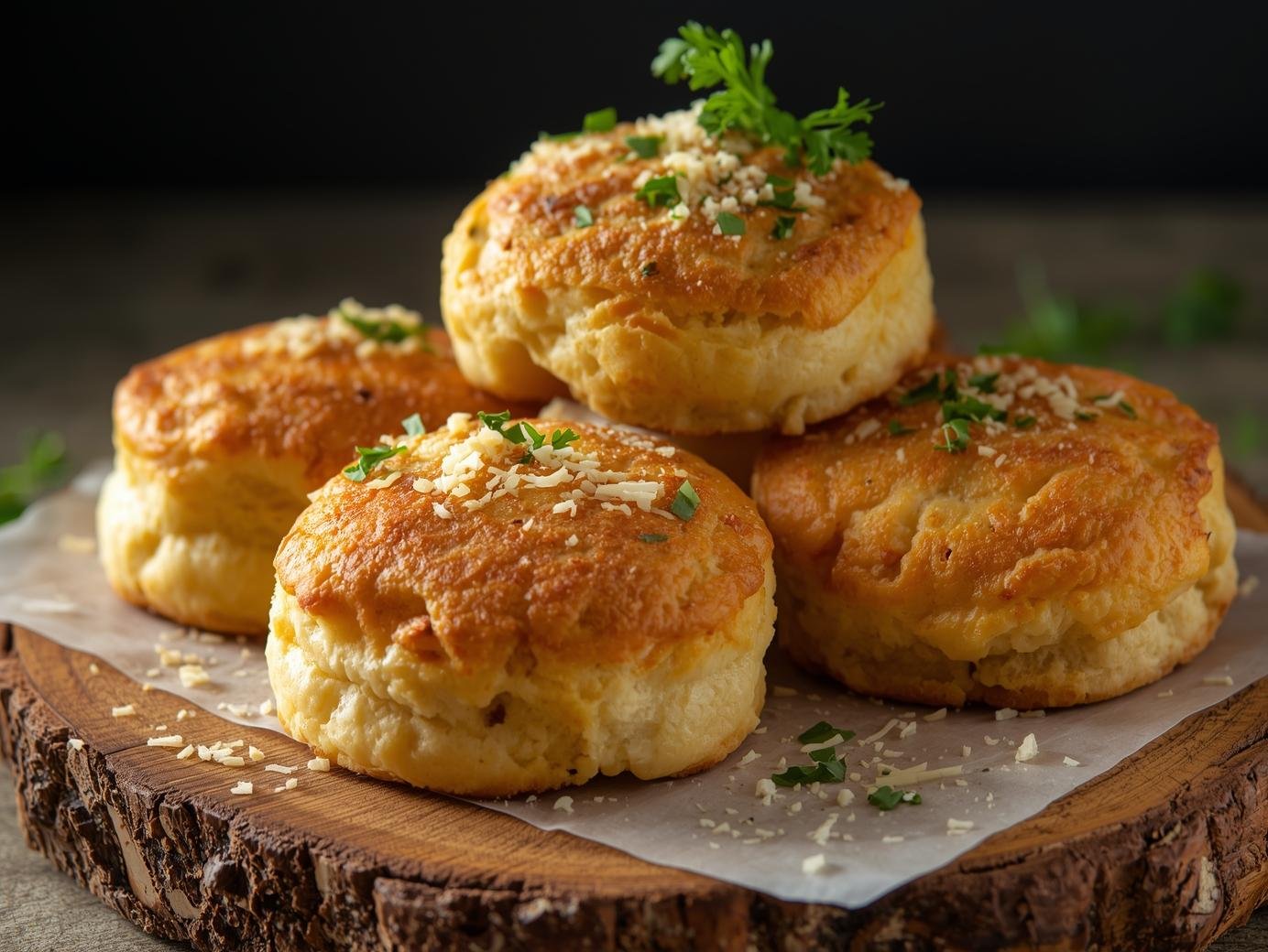 Effortless Garlic Parmesan Scones: A Savory Twist on a Classic - Sugar ...
