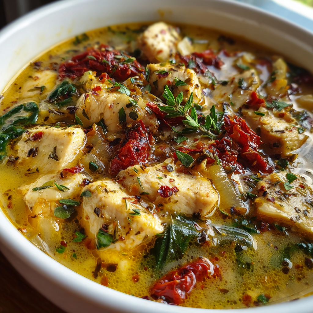 The Best Satisfying Marry Me Chicken Soup Recipe - Sugar Detox Lab